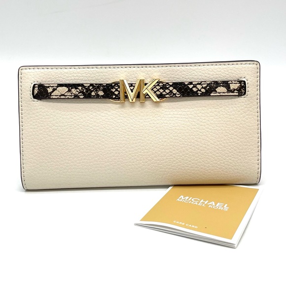 Michael Kors | Bags | Michael Kors Reed Large Snap Bifold Wallet | Poshmark